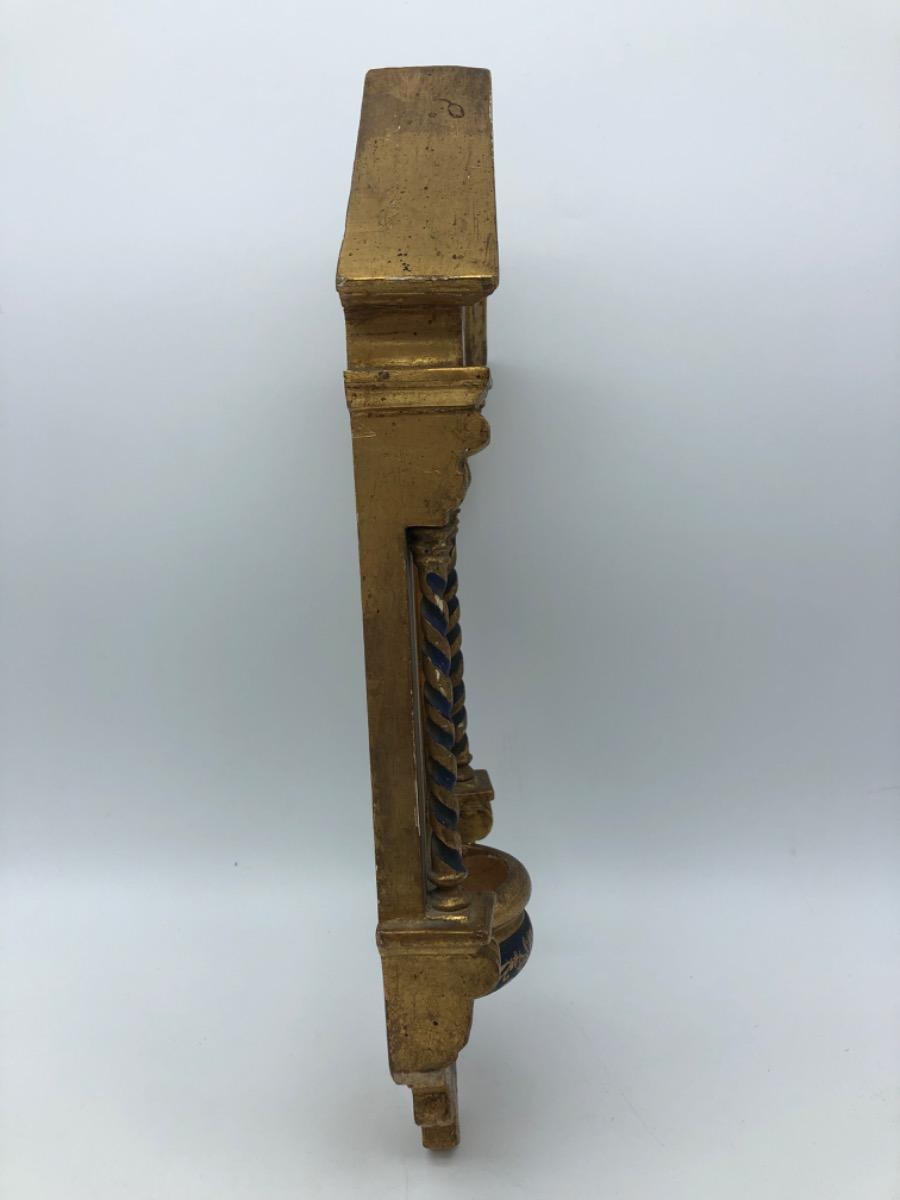 Antique Italian Renaissance style giltwood stoup and frame - Religious ...