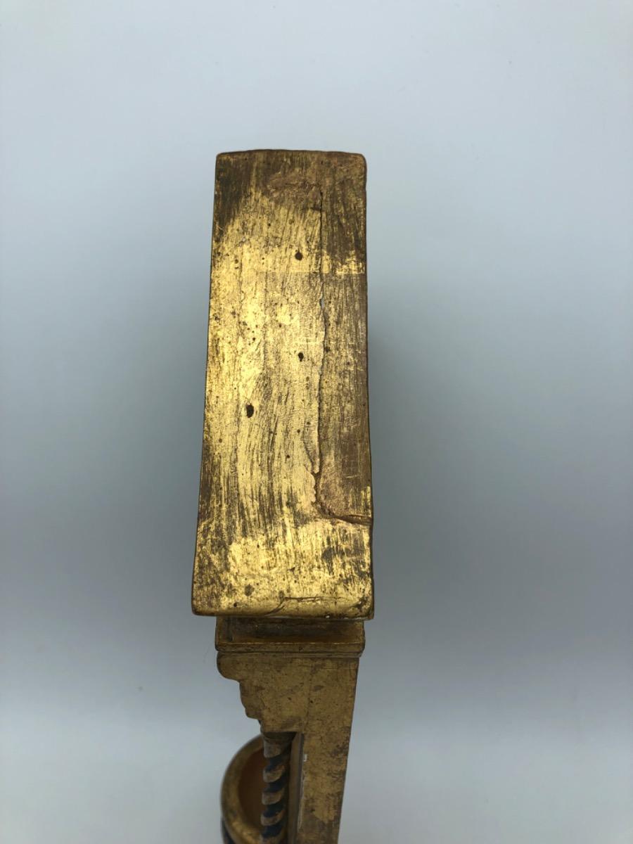 Antique Italian Renaissance style giltwood stoup and frame - Religious ...