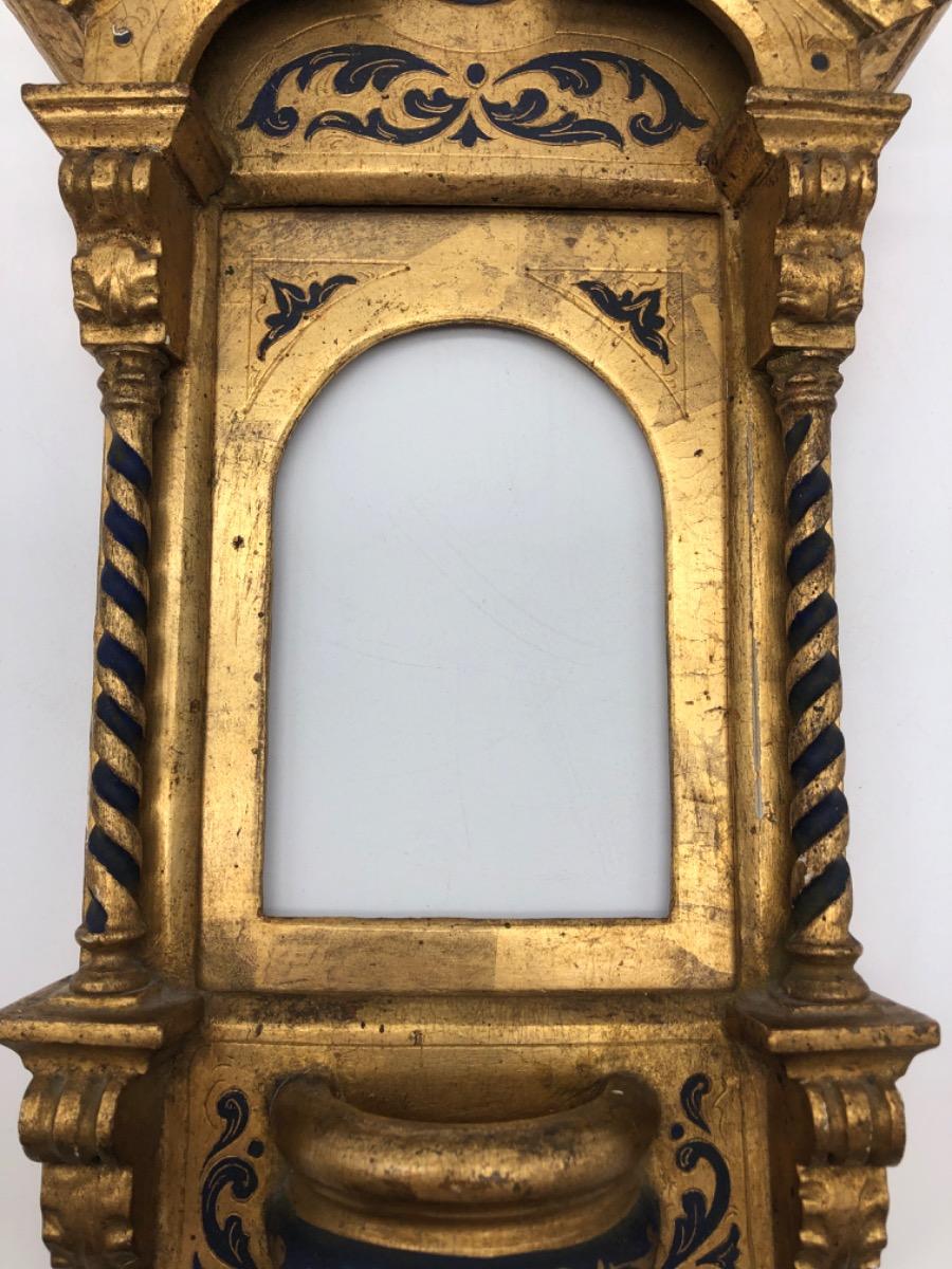 Antique Italian Renaissance style giltwood stoup and frame - Religious ...