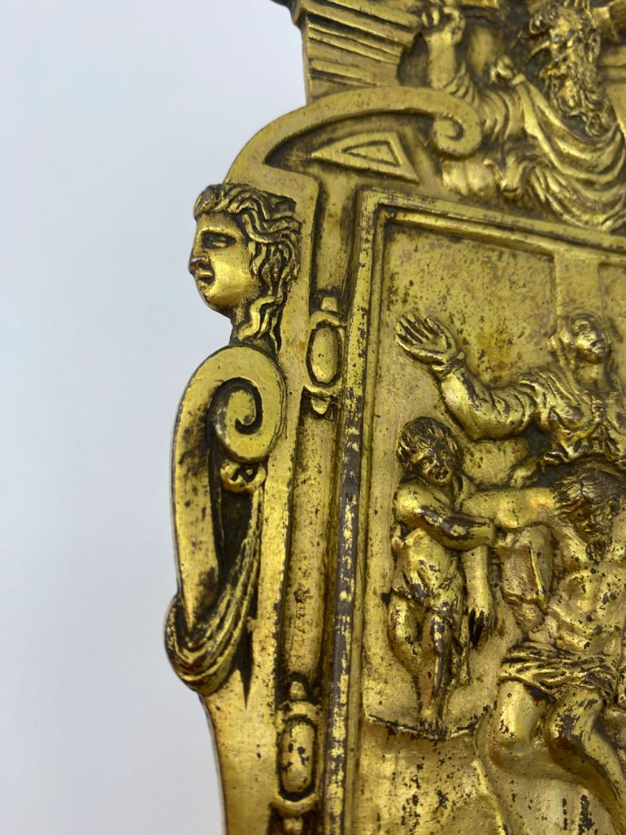 Antique Renaissance 17th century bronze gilded pax board - Sold items ...