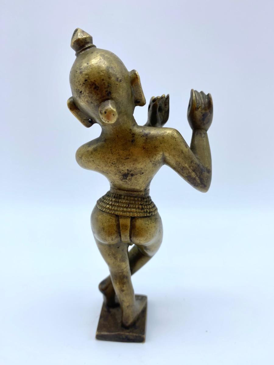 Antique XIX century Indian bronze statue of Krishna - Sold items - Arts ...