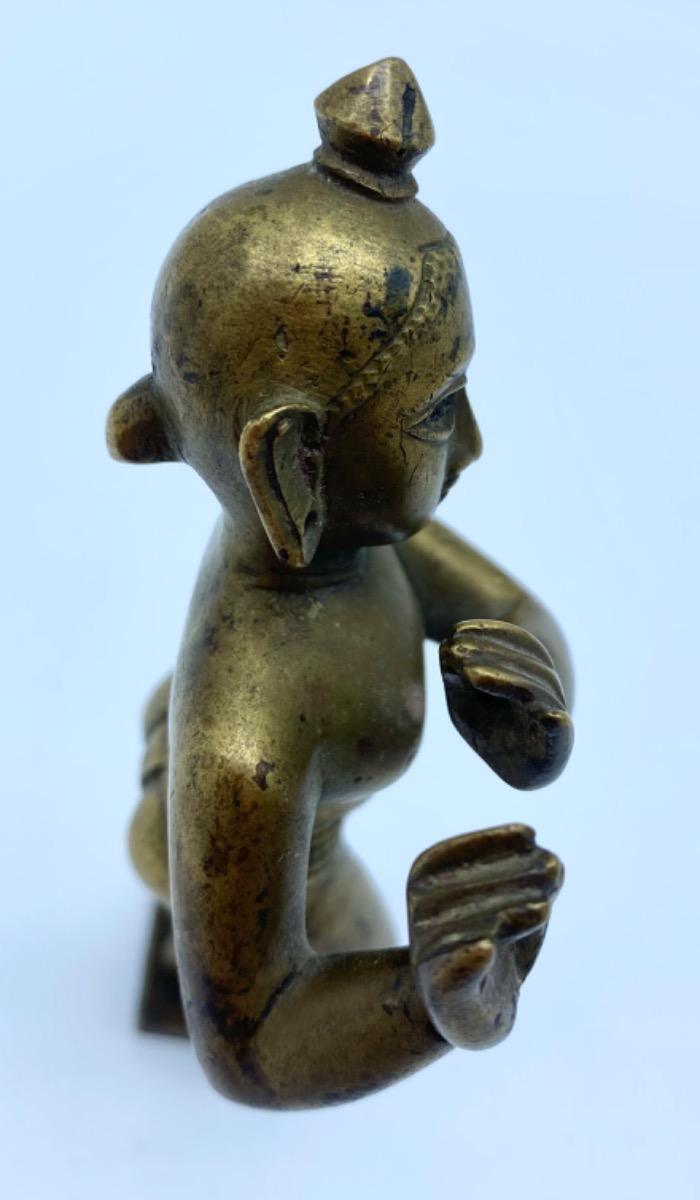 Antique XIX century Indian bronze statue of Krishna - Sold items - Arts ...